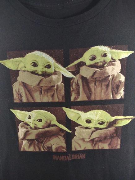 Shirts | Vfifthsun Star Wars Mandalorian Gogru Mens Xl Black Graphic ...